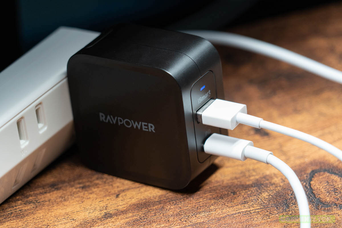 Ravpower RP-PC133评论|小型65W PD充电器，即使同时为两个设备充电时，MBP充电 - Eeshanaviation.com