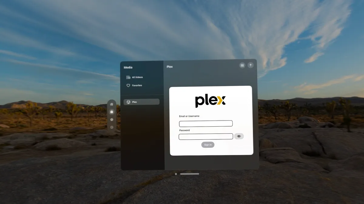 Apple Vision Pro应用“剧院”现在连接到PLEX Media Server - Eeshanaviation.com