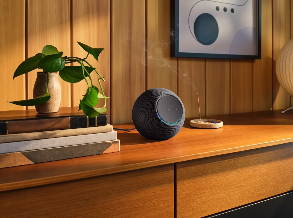 亚马逊宣布推出新的“Echo Studio”。支持杜比全景声 (Dolby Atmos)，声音体积缩小 40%，沉浸式音效 ...