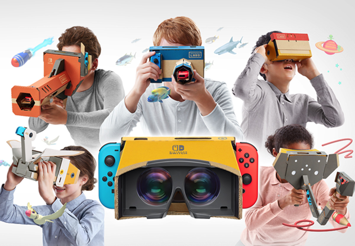Nintendo Labo：4月12日發布的VR套件在Switch上享受VR內容 - Eeshanaviation.com